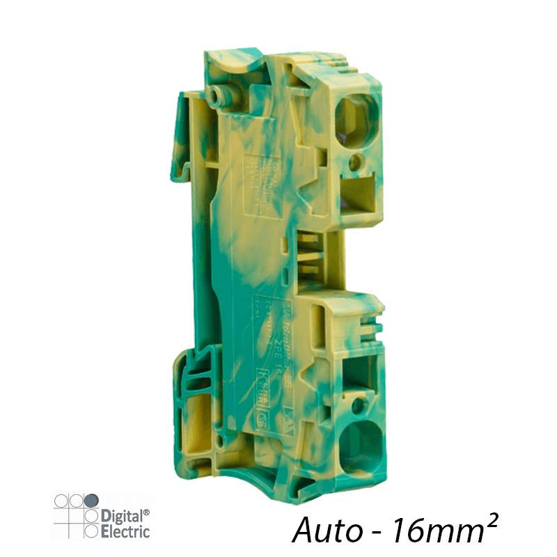 DIGITAL ELECTRIC 41265 - Bloc de jonction à ressort 2 fils 16mm² ve...