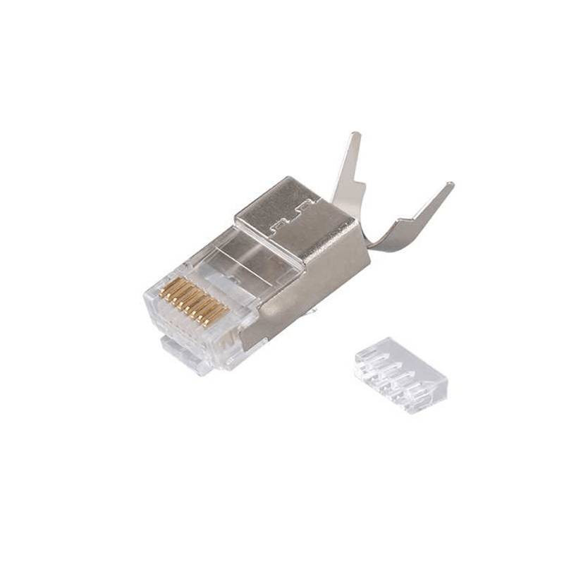 ID CABLES PLUG6S - Connecteur RJ45 Cat-6 Blindé pour câble réseau