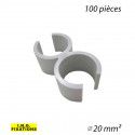 Fixations pour tubes et gaines électriques (clips, colliers)