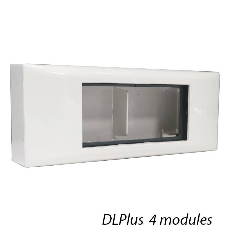 LEGRAND 031613 (F) Cadre Mosaic 4 modules pour moulures DLPlus - blanc