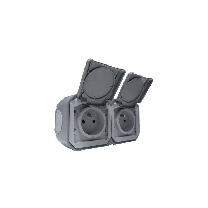 Prise de courant Plexo étanche 2P+T 16A - LEGRAND 069731L