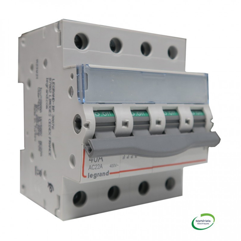 LEGRAND 406480 - Interrupteur sectionneur DX³-IS 4P 40A