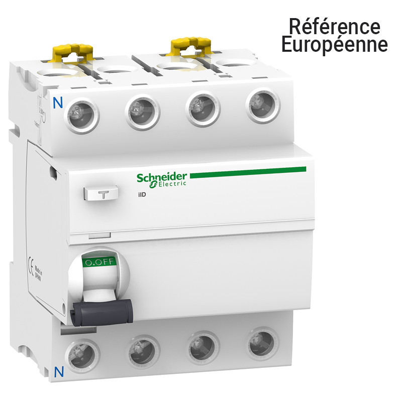 Interrupteurs Différentiels Acti9 iID Schneider - Sécurité