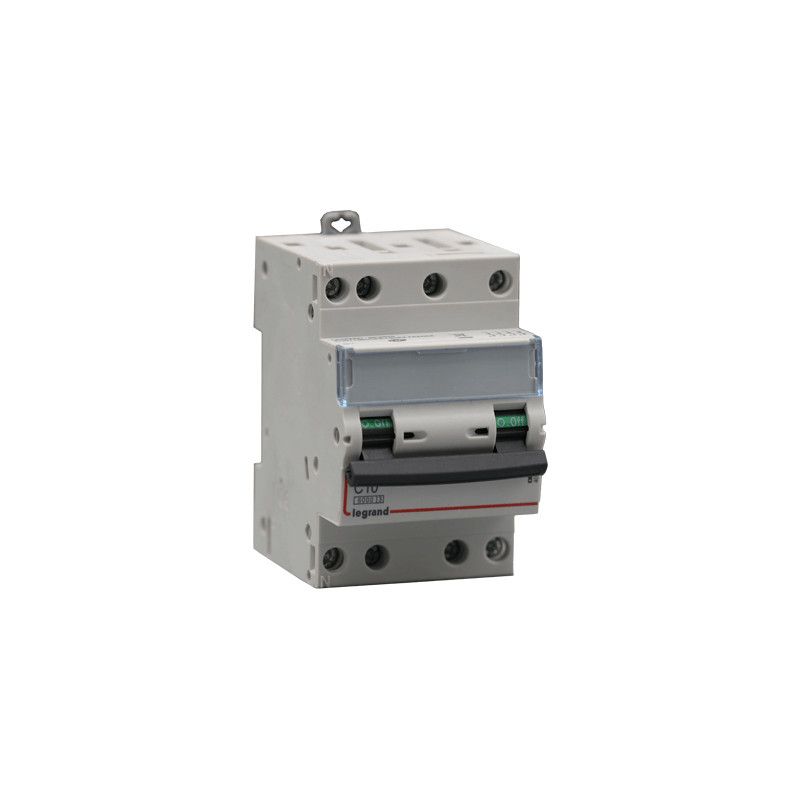 Disjoncteur 4P C10 10KA 3 Modules VIS/VIS - LEGRAND 407906