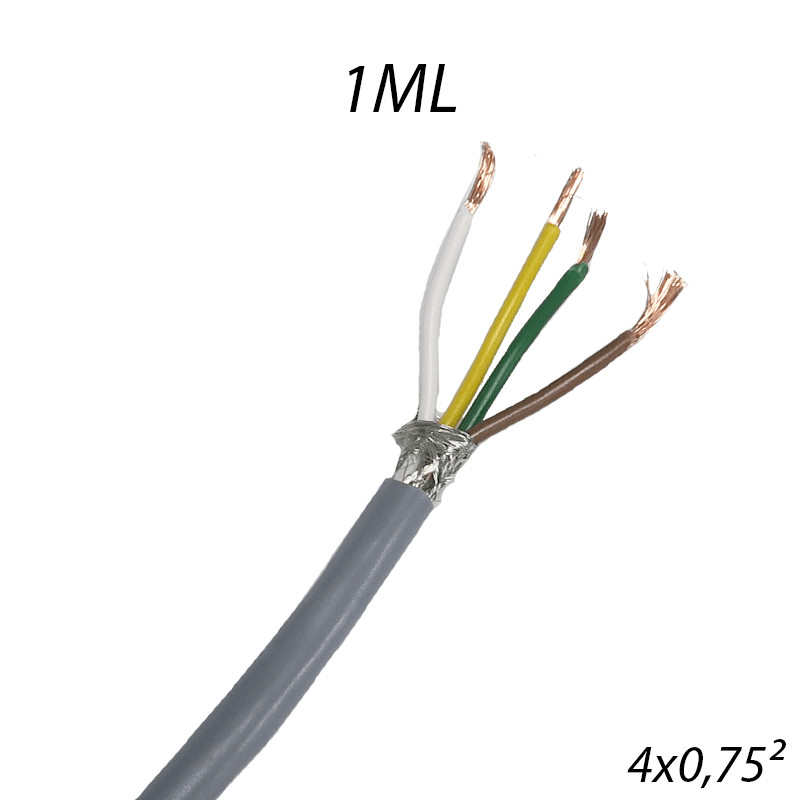 Câble blindé LIYCY : 2 à 4 conducteurs (mètre, couronne,etc)