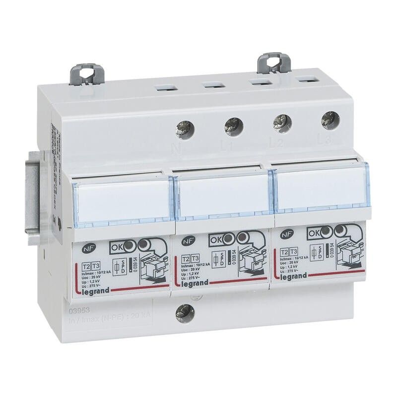 Parafoudre tableau Type 2 IMAX 12KA 3P+N - LEGRAND 003953