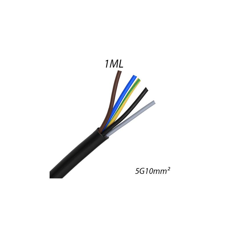 Câble U1000 R2V 5G10² Coupe au mètre