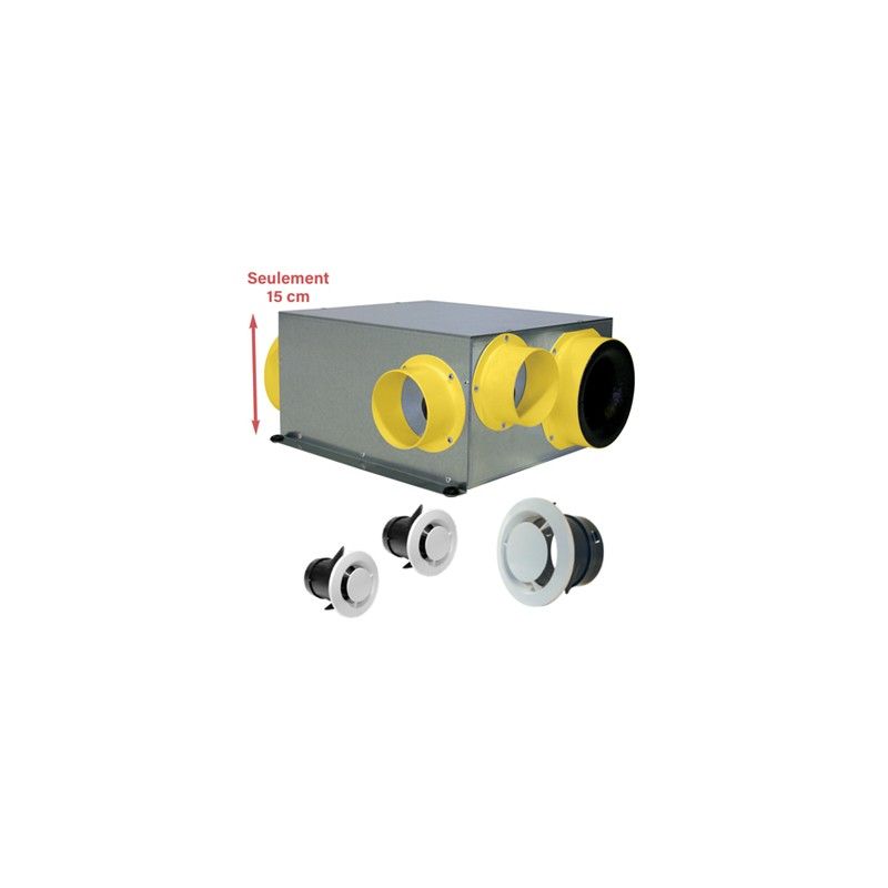 VMC Simple Flux Auto à détection humidité Silencio EOLIANCE