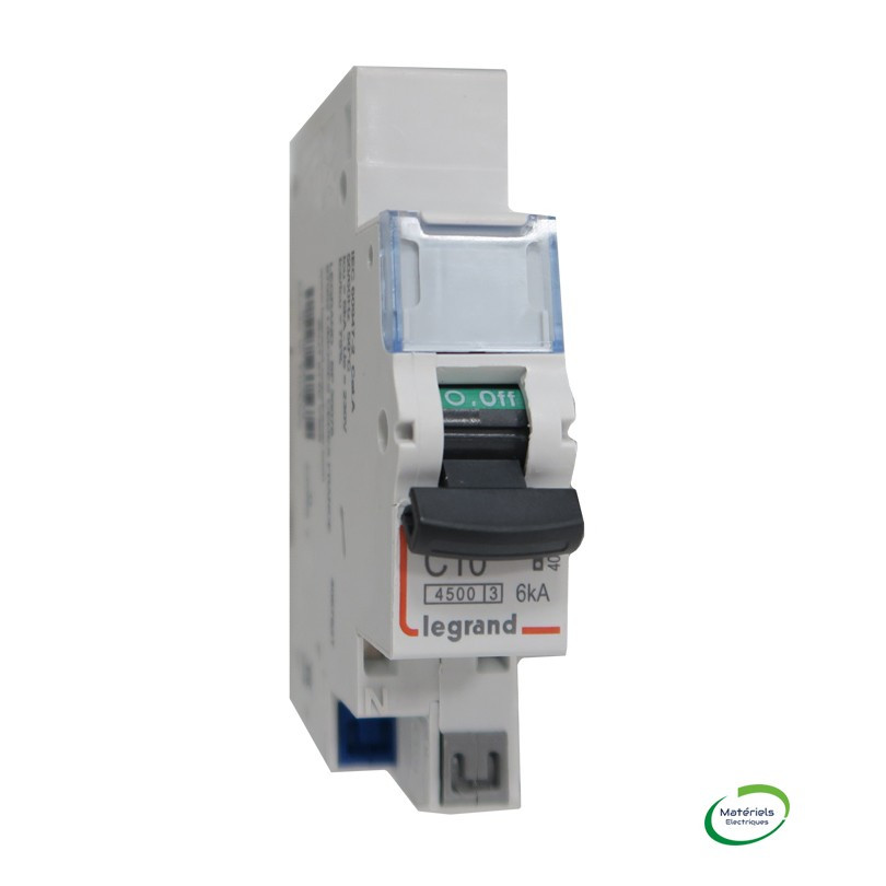 Disjoncteur Legrand 10A DNX³ Auto 1P+N - 406782