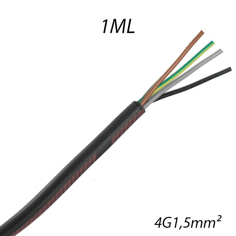 Câble U1000 R2V 4G1,5² Coupe au mètre