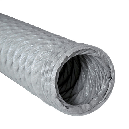 Gaine VMC renforce souples en PVC D80mm 6 mètres