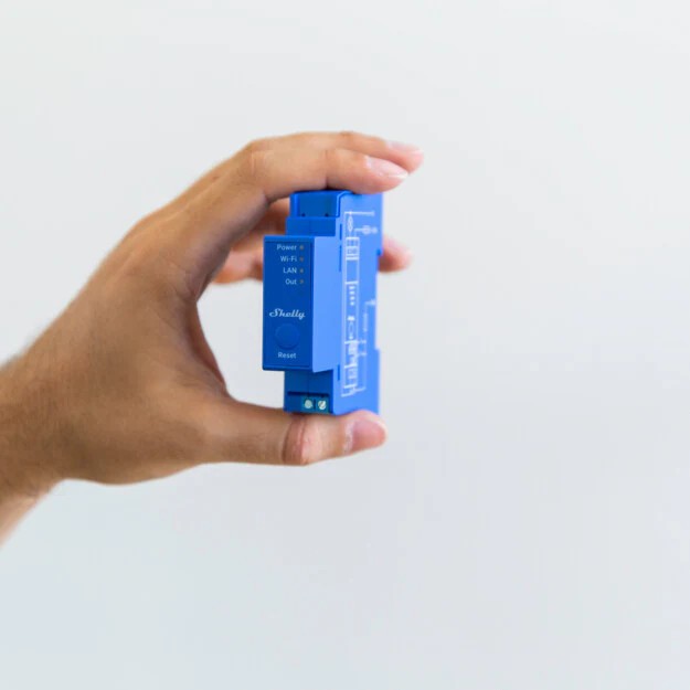 Module Wi-Fi connectée rail DIN 1 canal 16A SHELLY PRO 1