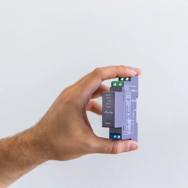 Module Wi-Fi connectée rail DIN 2 canaux SHELLY PRO 2