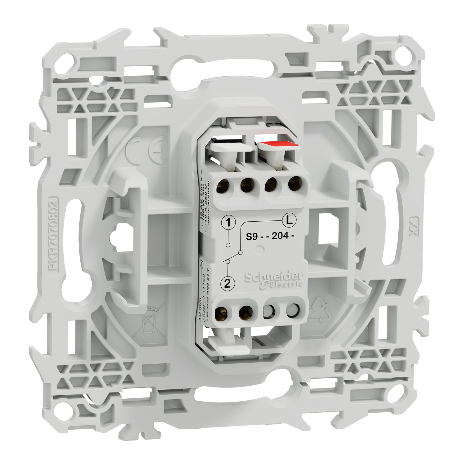 Odace Interrupteur ou poussoir sans enjoliveur - S980204